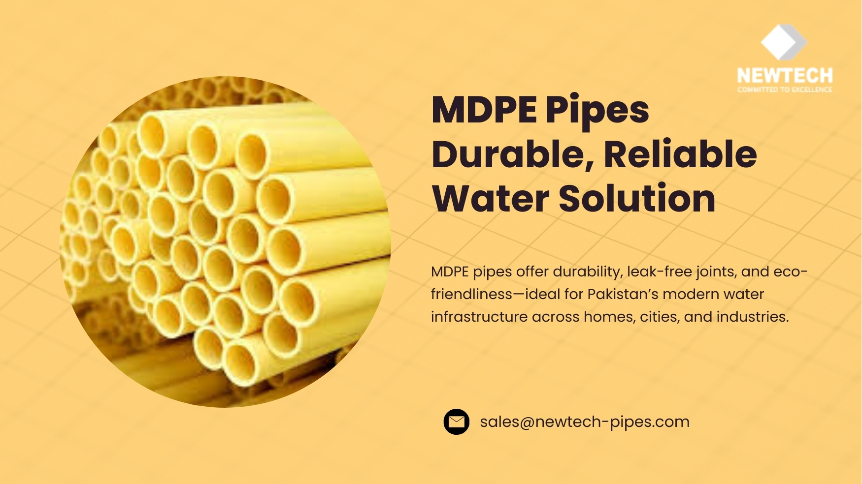 Most Popular MDPE Pipes for Steady Water Supply in Pakistan