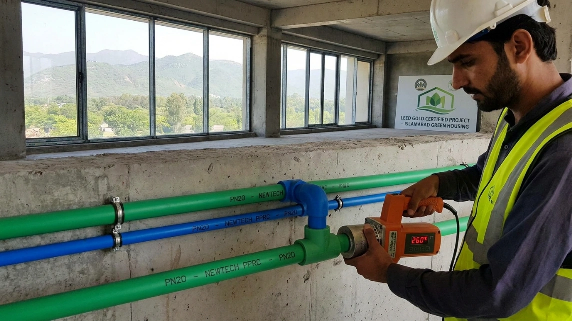Eco-Friendly Pipes Pakistan: HDPE & PPRC Green Construction
